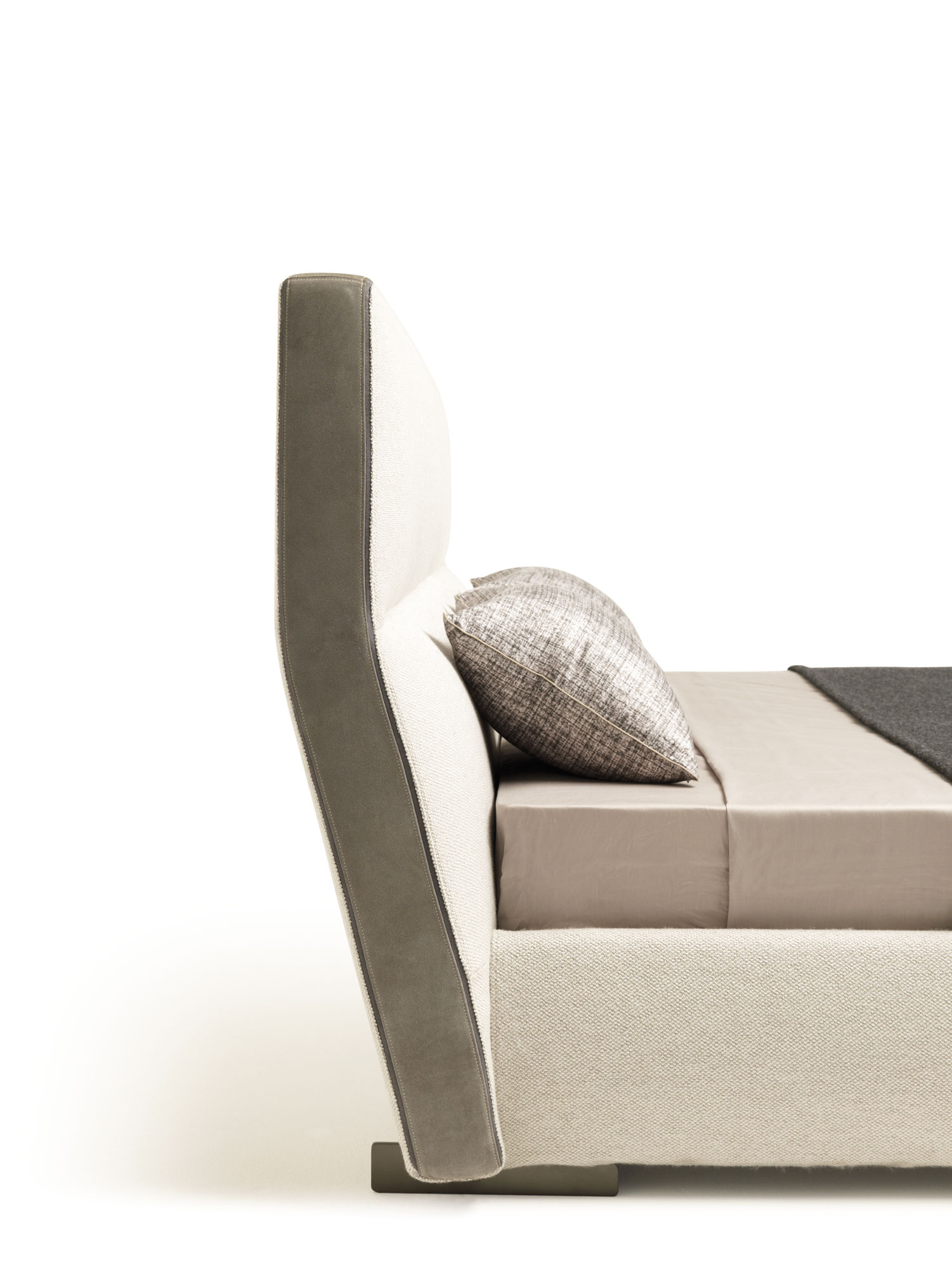 Storage bed with upholstered headboard COSY By MisuraEmme design Mauro ...