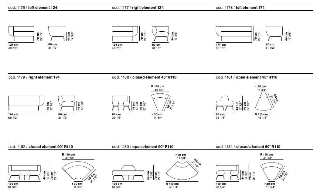 COUCHETTE | Modular sofa Couchette Collection By La Cividina design ...