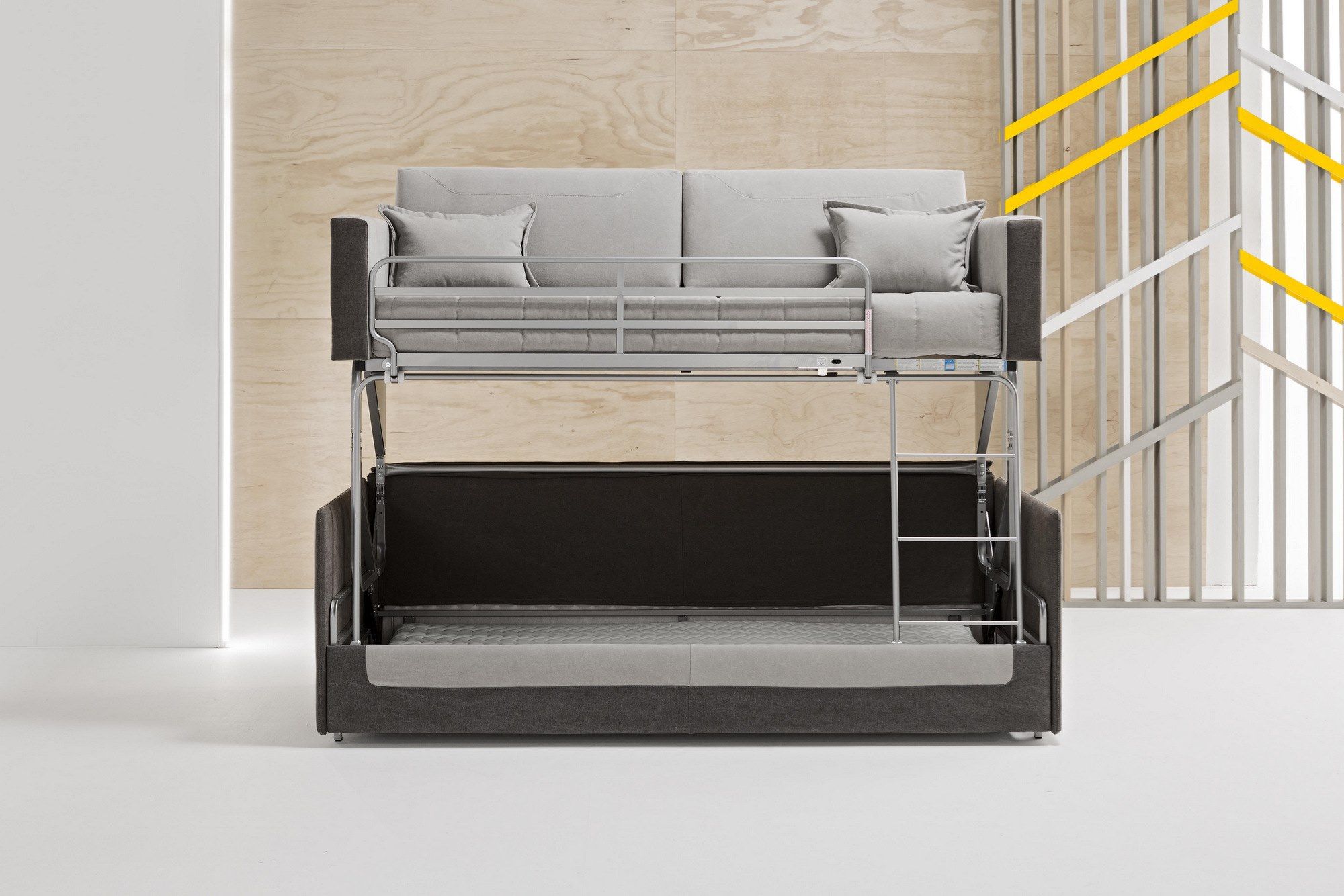 Divano letto a castello sfoderabile a 3 posti COUPÈ By Dienne Salotti