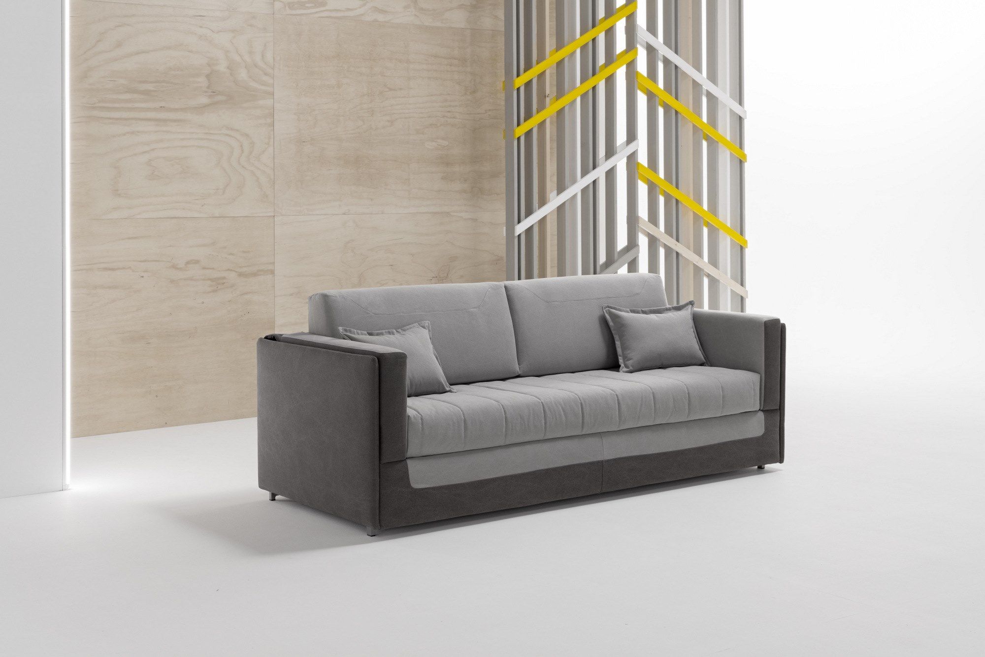 Divano letto a castello sfoderabile a 3 posti COUPÈ By Dienne Salotti
