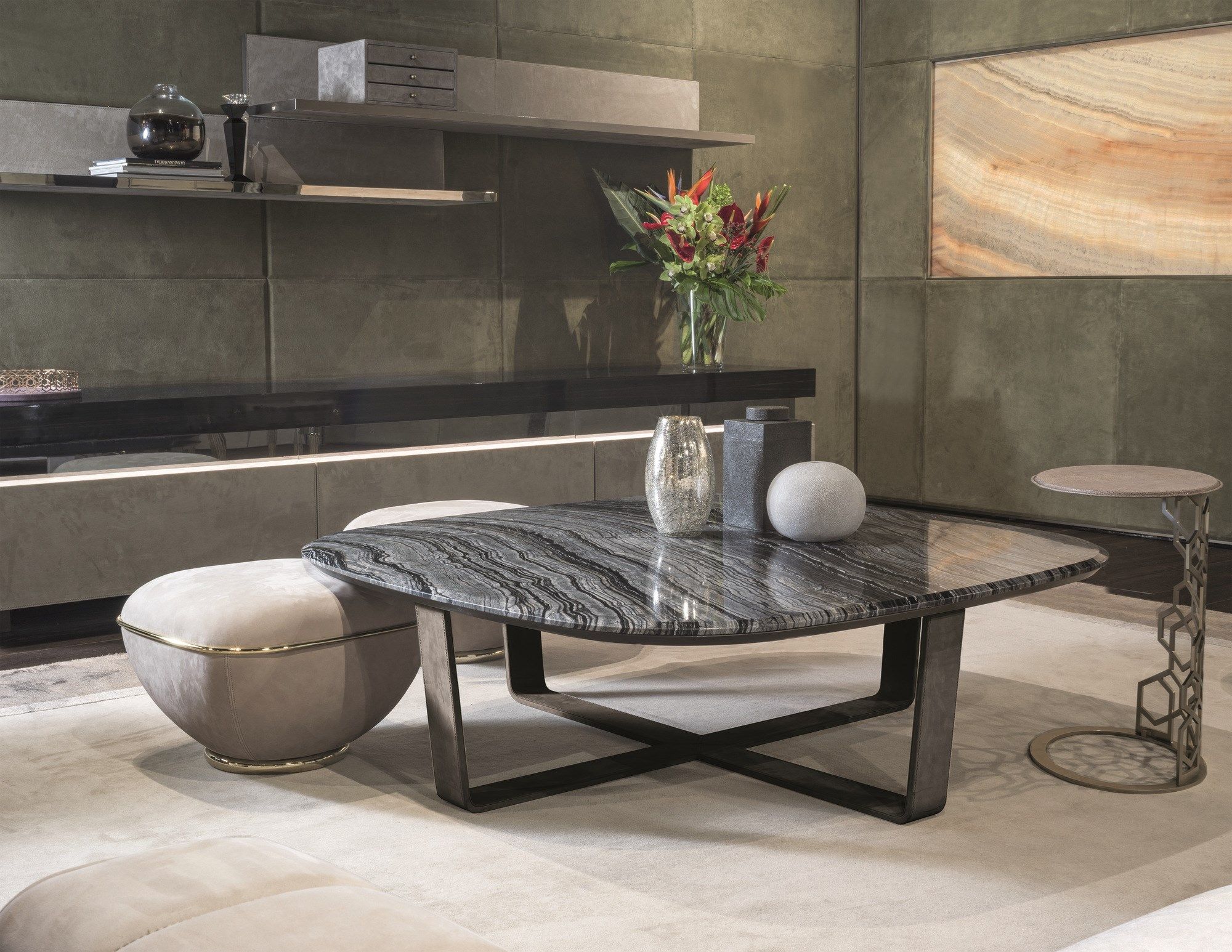 COURBET | Wall shelf By Longhi design Giuseppe Viganò