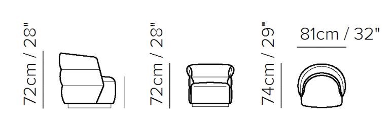 COUTURE | Leather armchair By Natuzzi design Maurizio Manzoni, Roberto ...