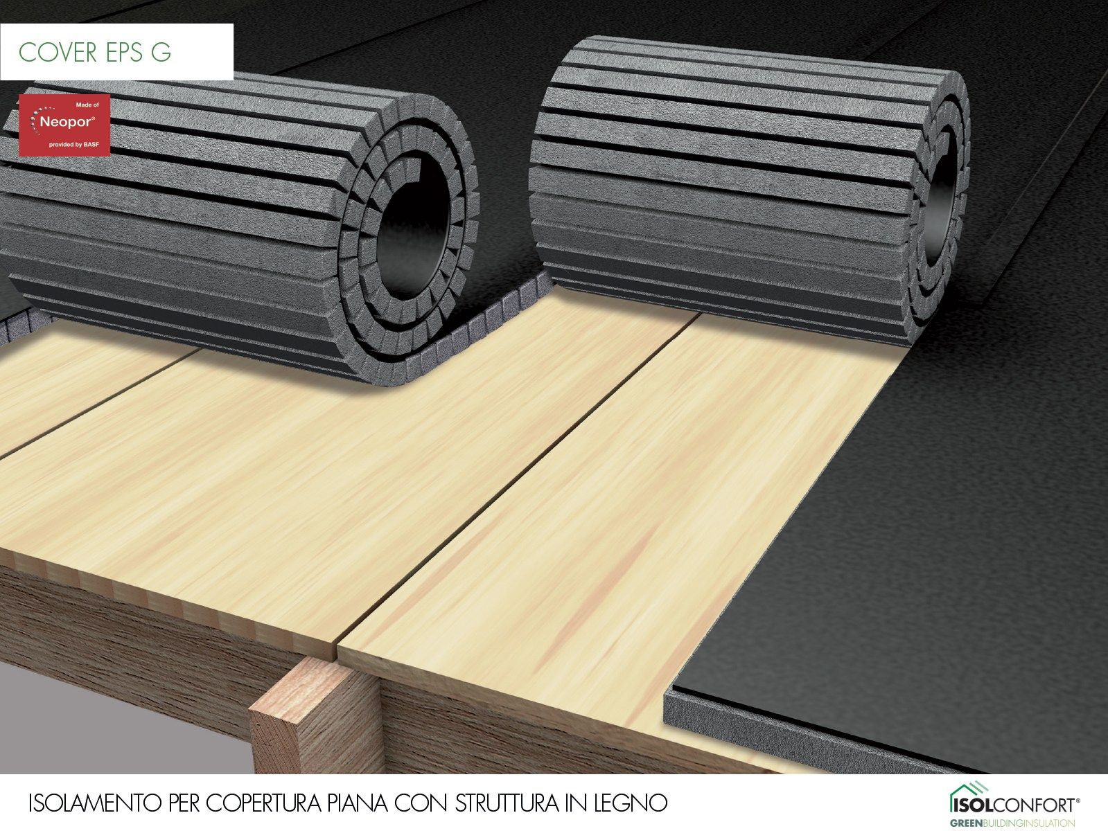 Neopor® thermal insulation panel COVER EPS G By Isolconfort