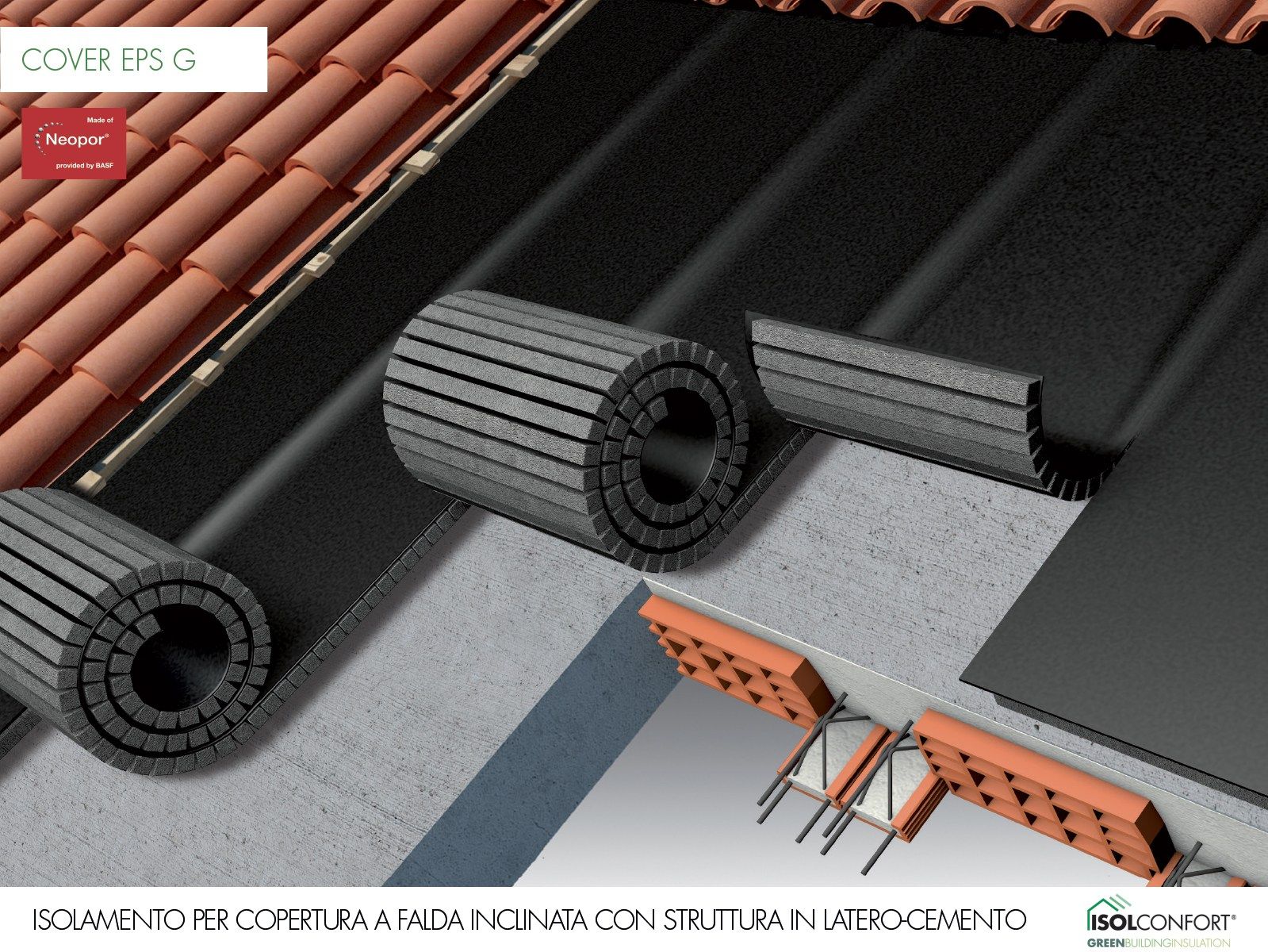 Neopor® thermal insulation panel COVER EPS G By Isolconfort