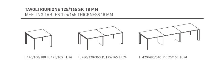 COWORK Square meeting table By IFT Office