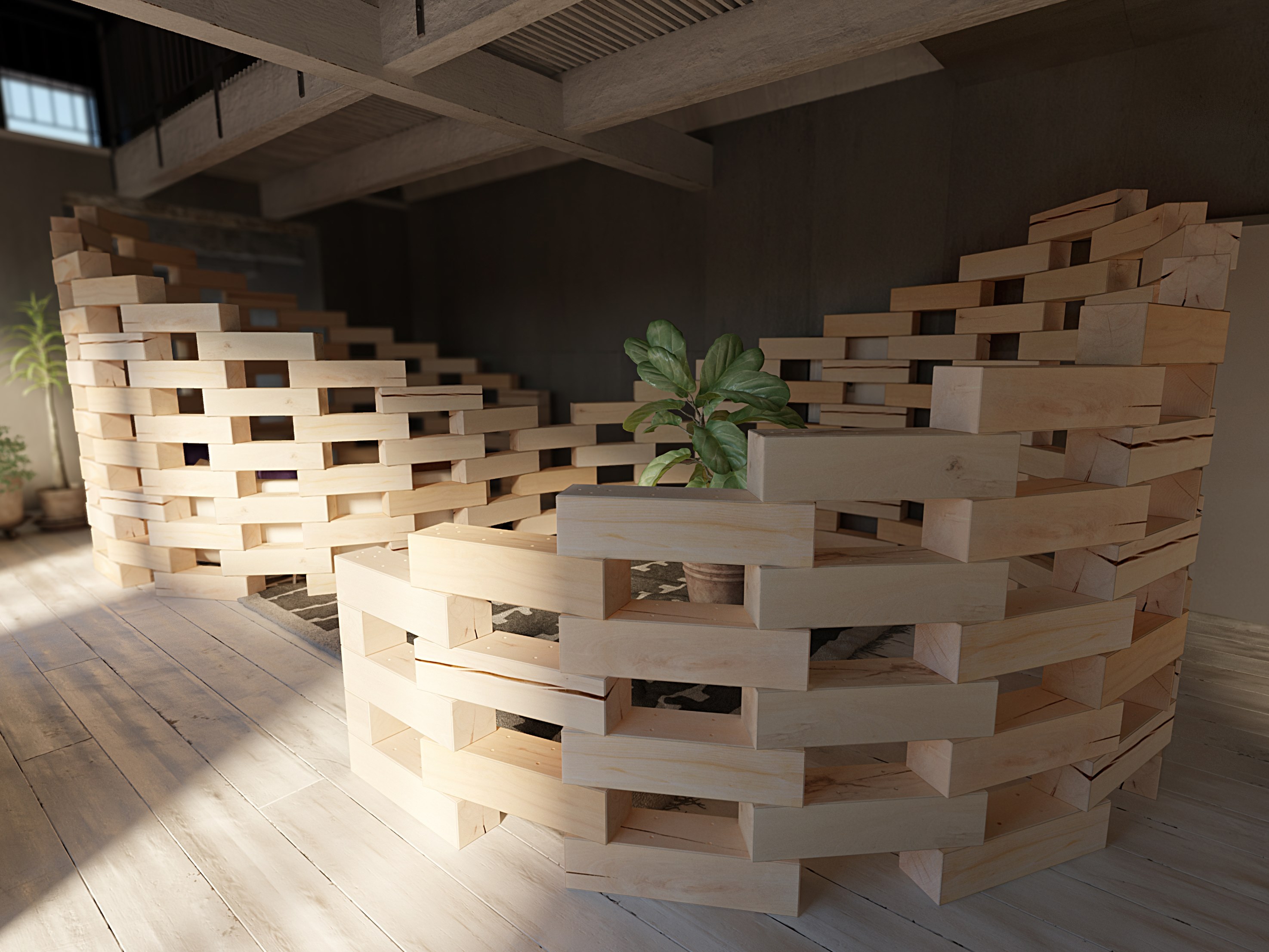 CRAFTWAND® | Room divider By CRAFTWAND