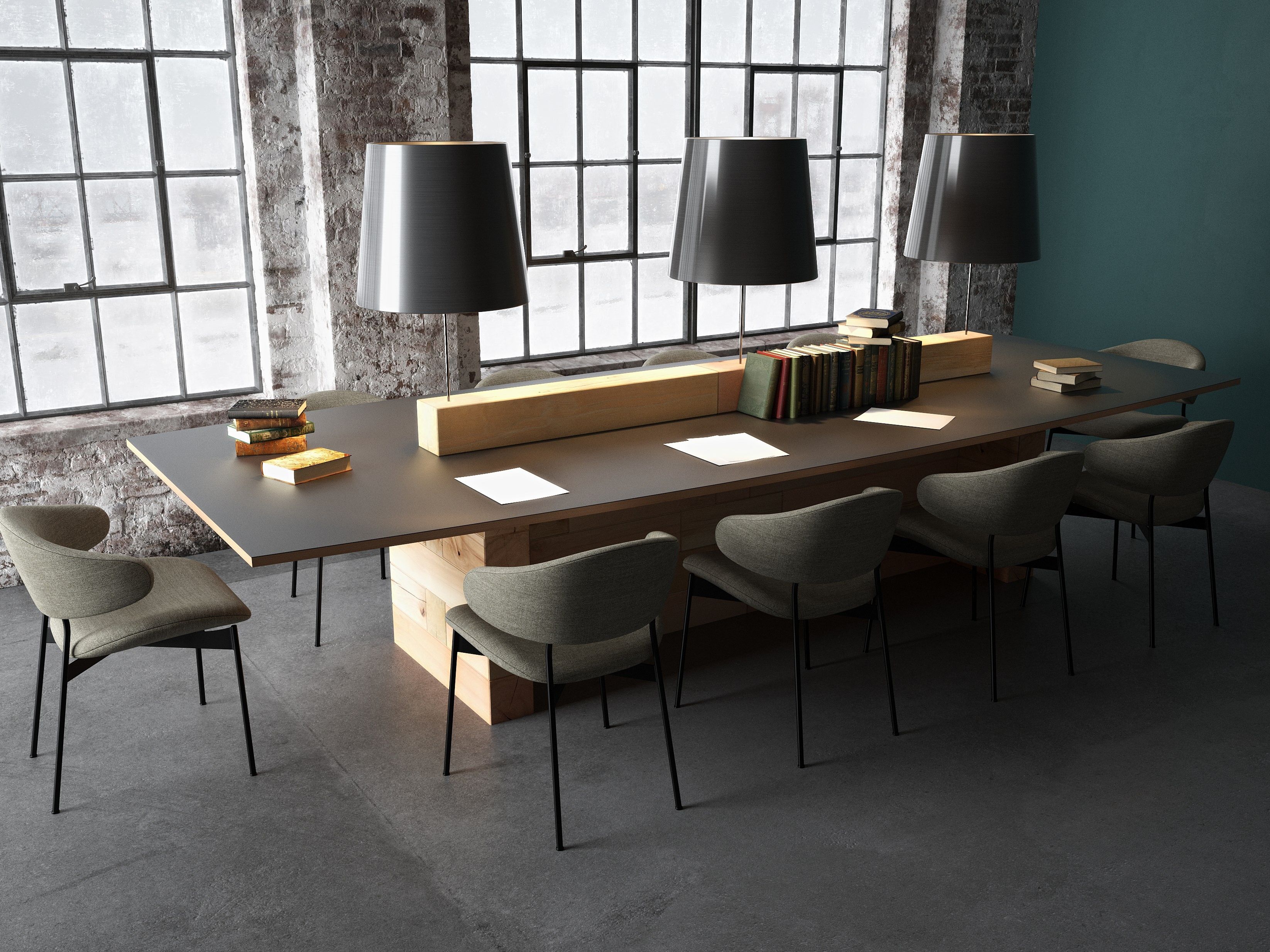 CRAFTWAND® | Wooden meeting table By CRAFTWAND