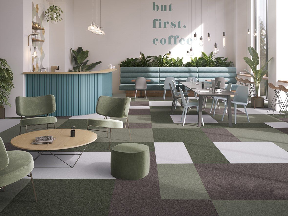 Polyamide carpet tiles CREATIVE SPARK By IVC Commercial