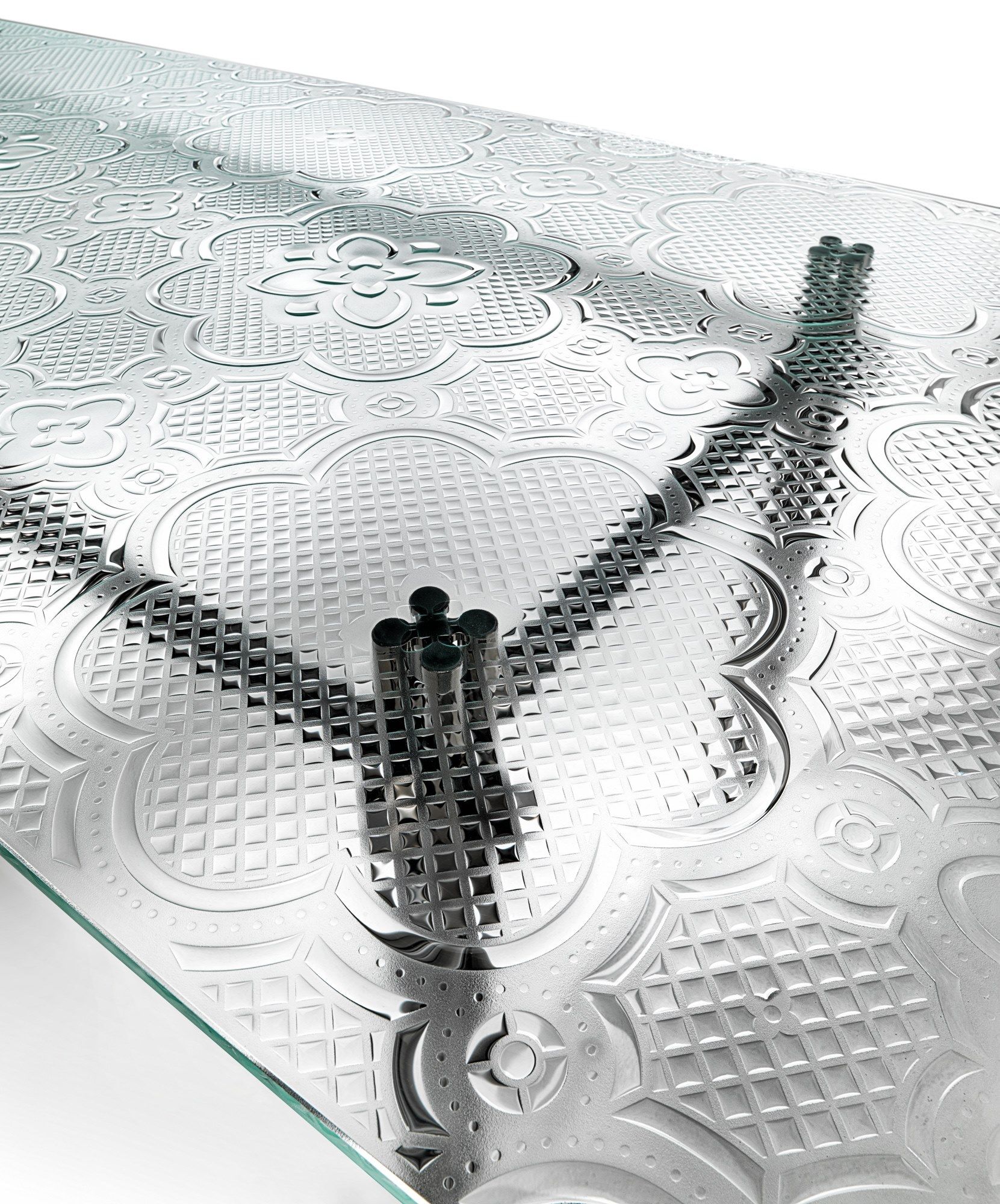 CRISTALINE Table By Fiam Italia | design Marcel Wanders Studio