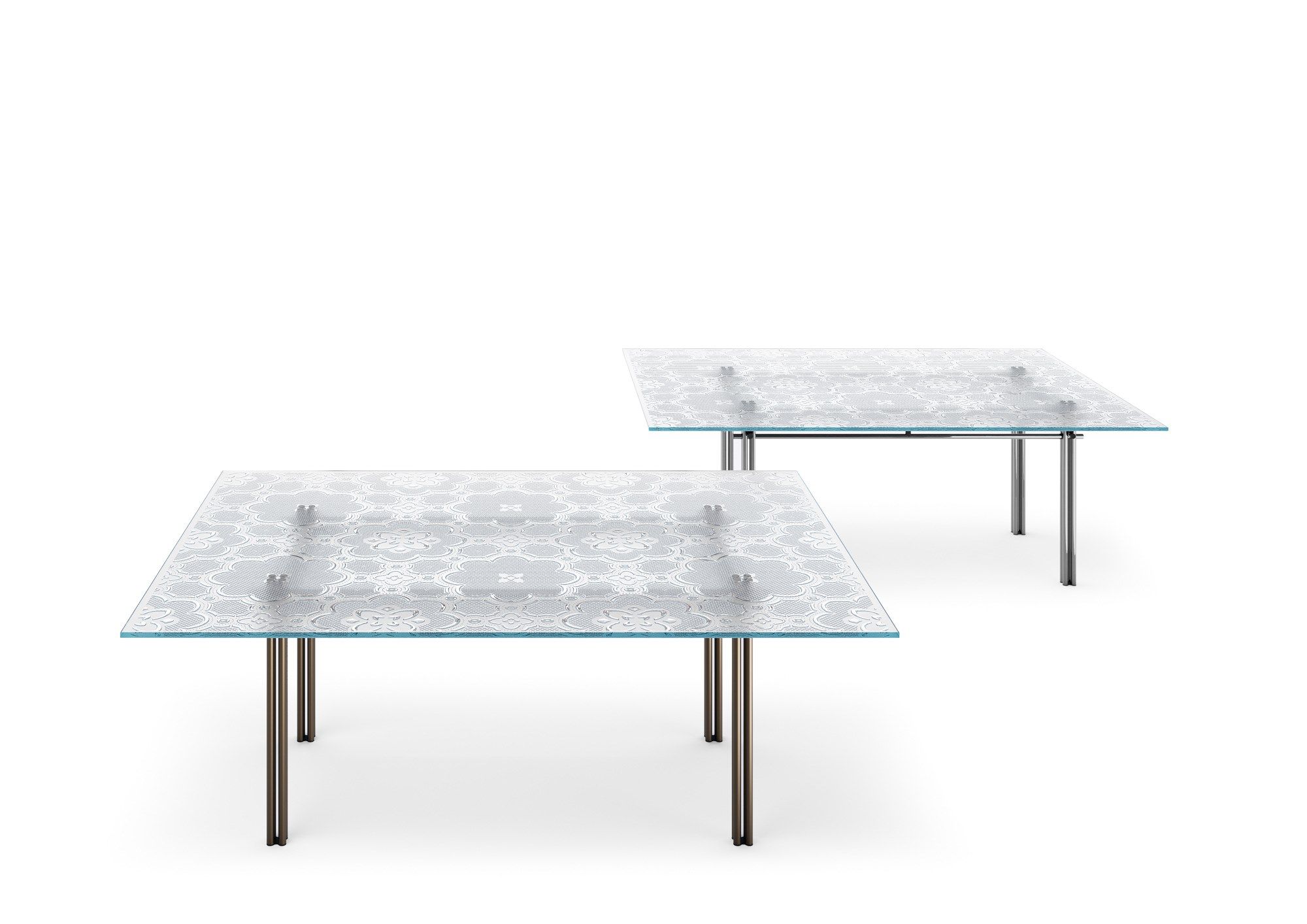 CRISTALINE Table By Fiam Italia | design Marcel Wanders Studio