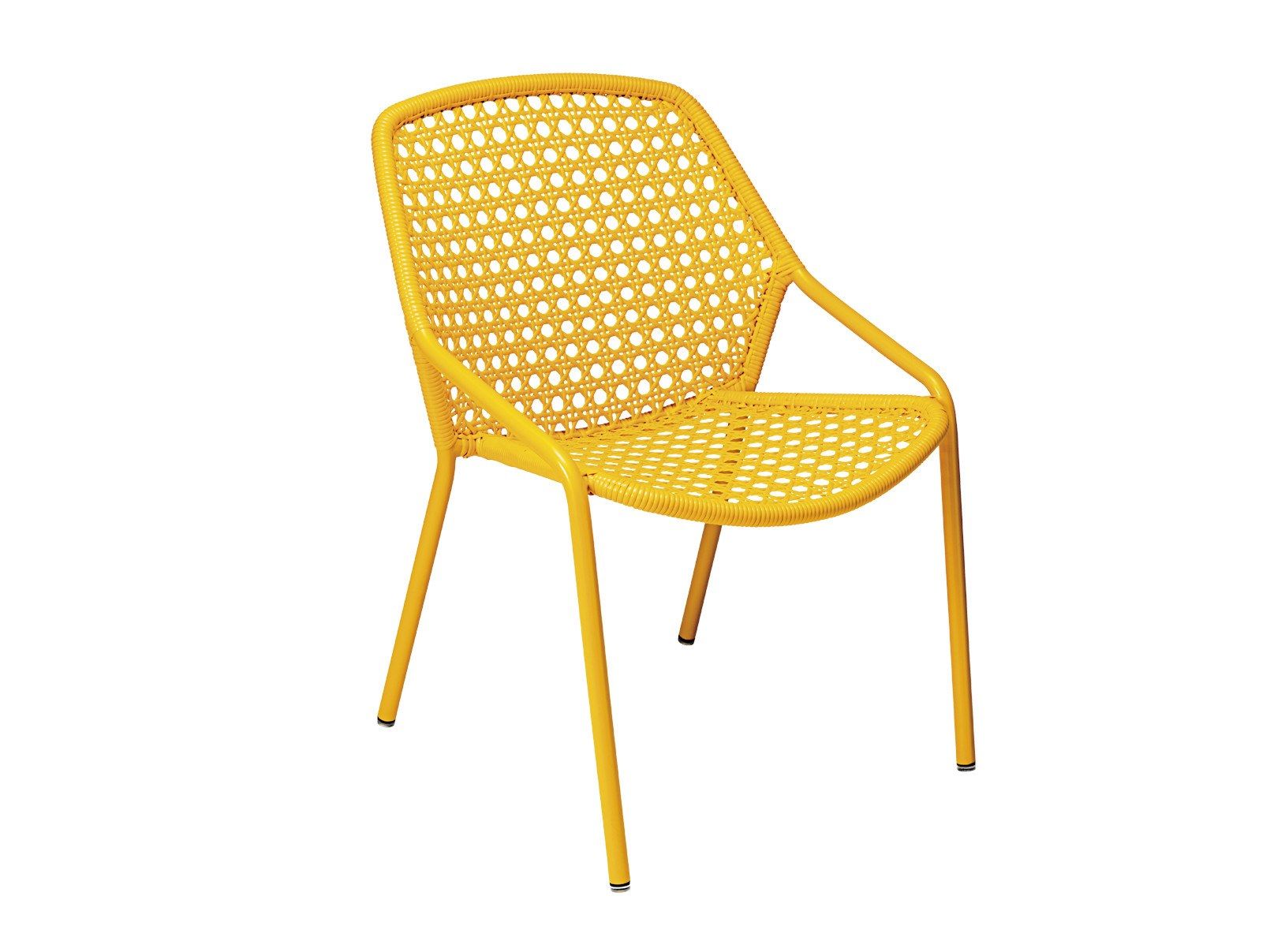 CROISETTE Garden stackable polyethylene fibre easy chair By Fermob ...