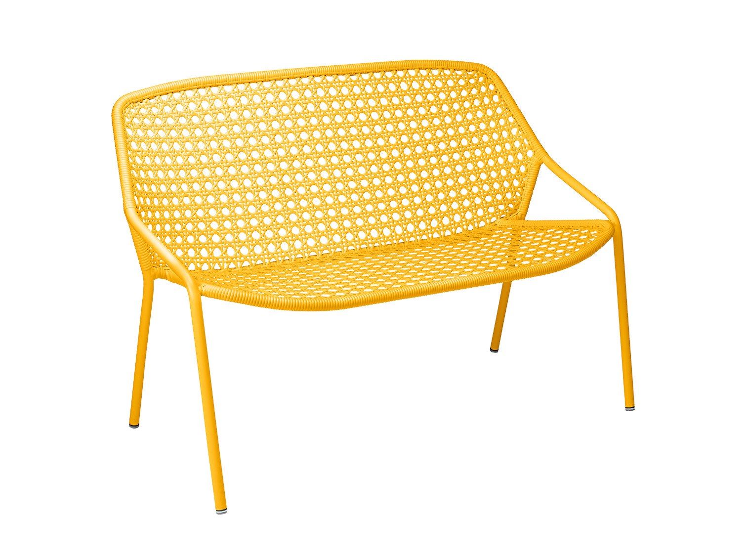 CROISETTE Aluminium garden bench with back By Fermob | design Pascal ...