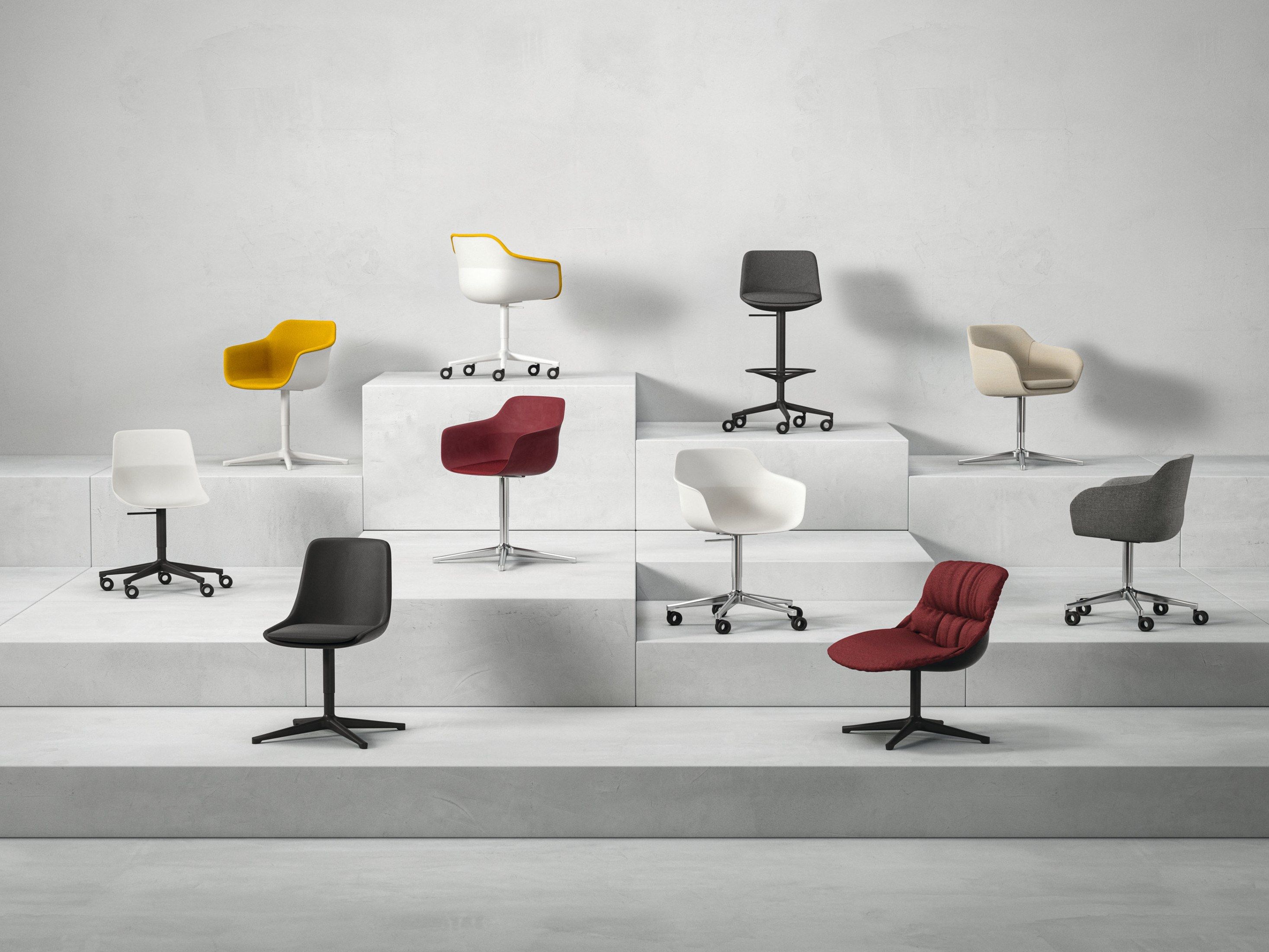 CRONA LIGHT | Chair with armrests By Brunner design Archirivolto