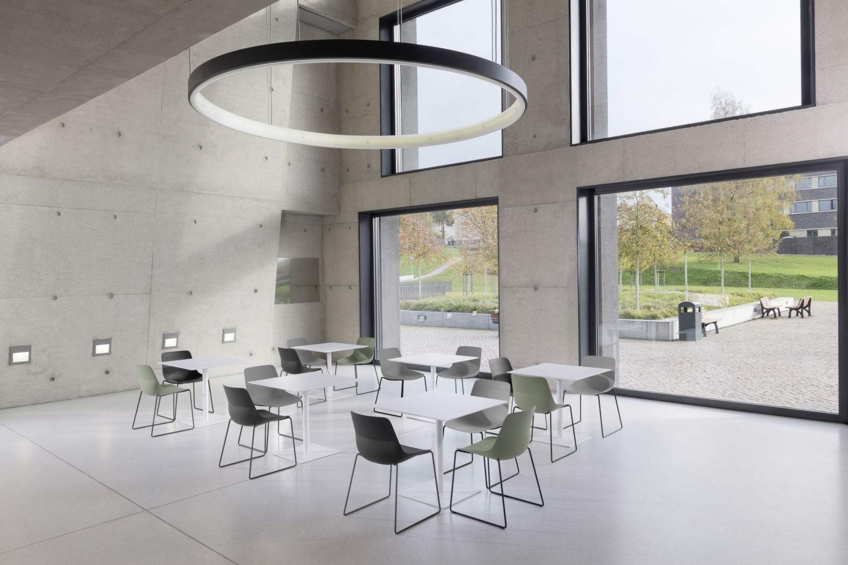 CRONA LIGHT ECO Shell chair with sled-base frame By Brunner | design ...