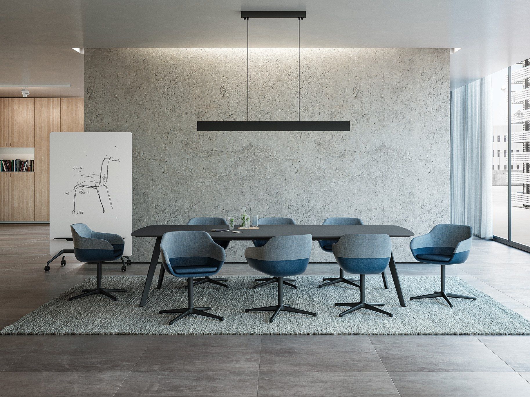 CRONA Swivel chair with armrests By Brunner | design Archirivolto ...