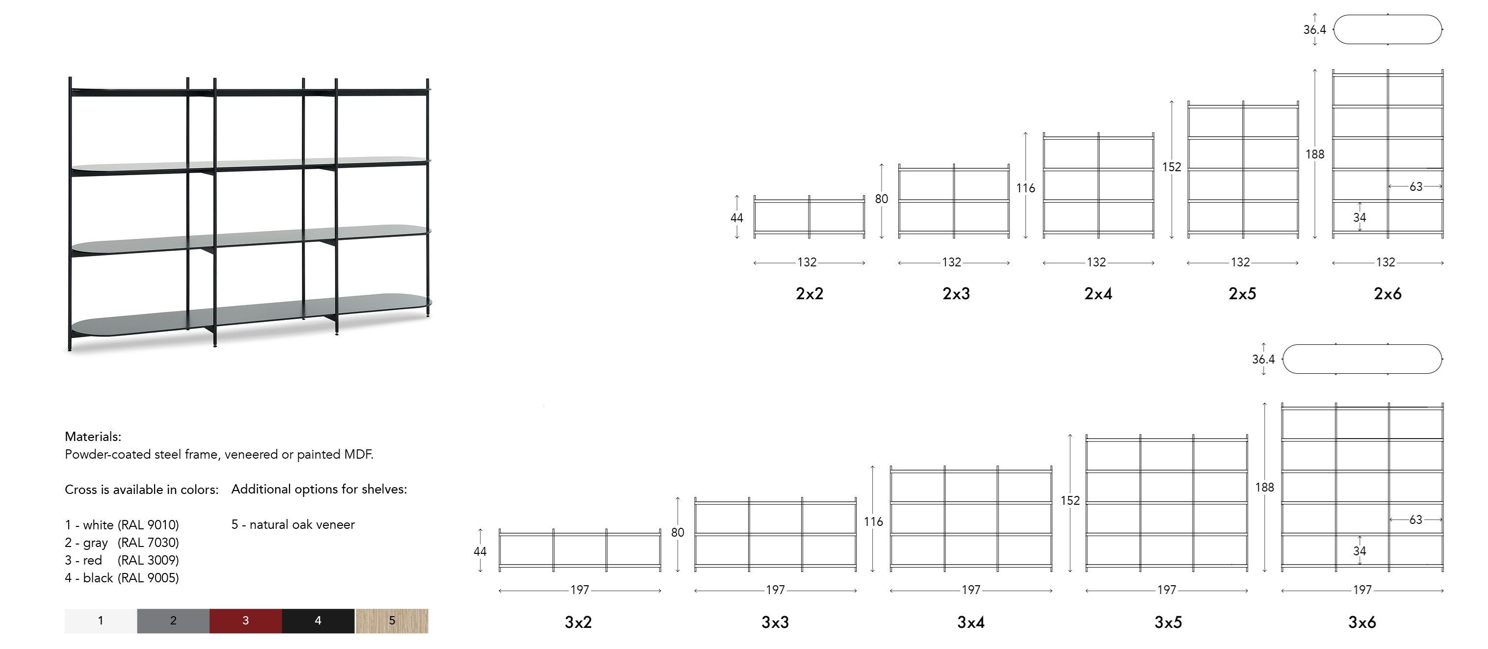 CROSS | Shelving unit By jot.jot design etc.etc.