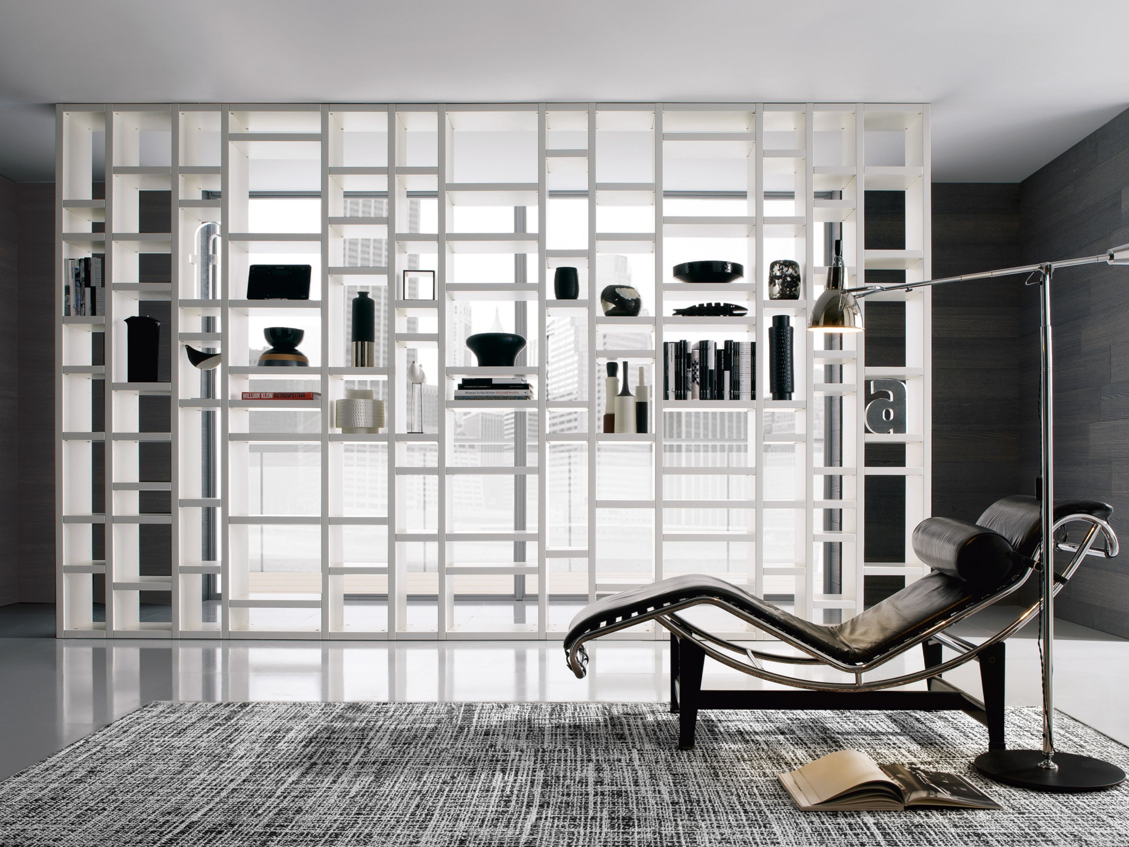 CROSSING | Double-sided bookcase By MisuraEmme design Mauro Lipparini