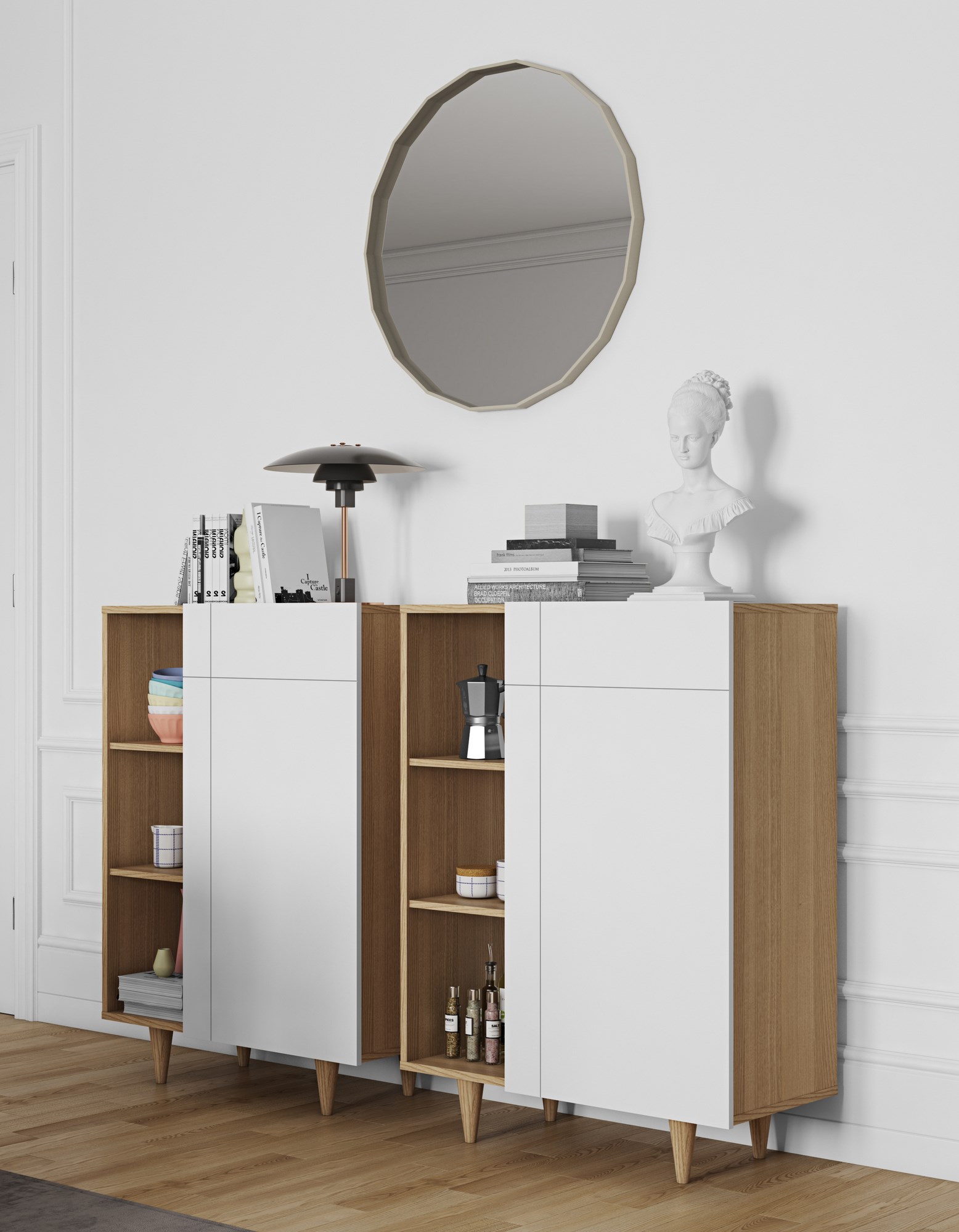 CRUZ | Credenza Collezione Cruz By TemaHome design Rodolphe Castellani