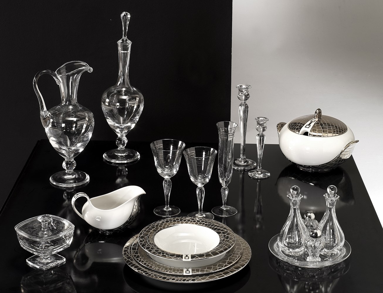 CRYSTAL | Oil vinegar set By Formitalia