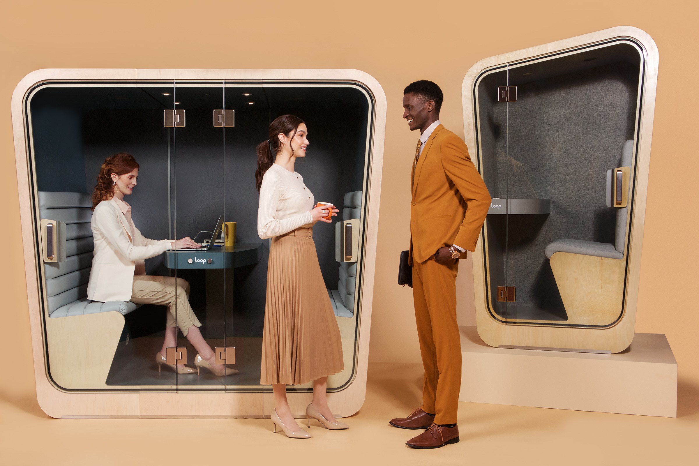 Isola ufficio CUBE By Loop Phone Booths design Onetwosix