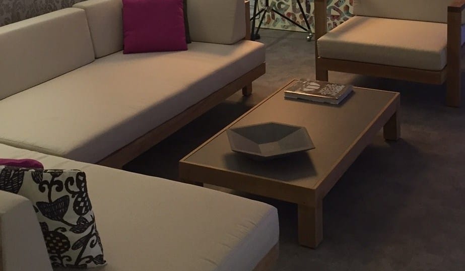 Concrete plate CUBE PLATE By URBI et ORBI