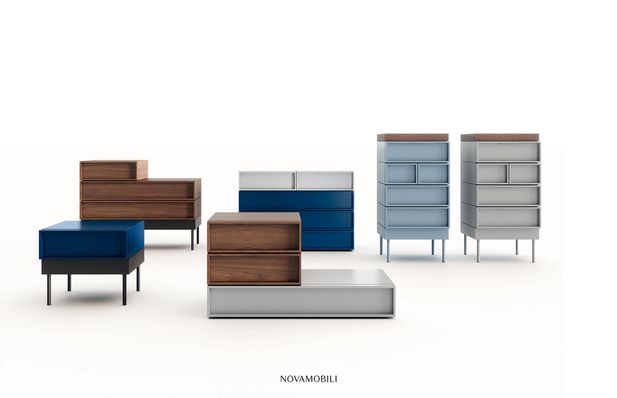 CUBE SYSTEM | Banco By Novamobili diseño E-ggs