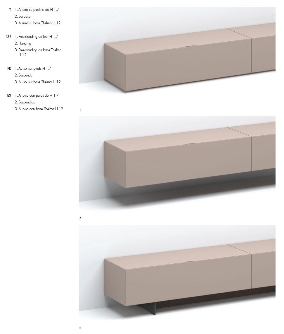 CUBE6 Wooden storage wall By OLIVIERI