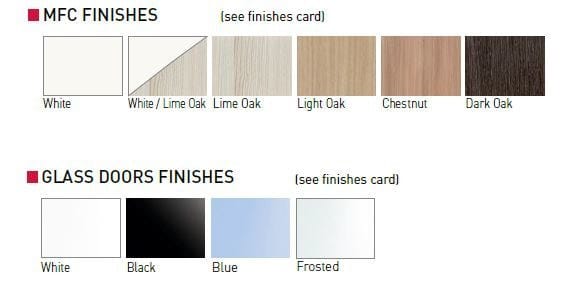 Estante de escritório modular de alumínio e madeira CUBIC By ACTIU