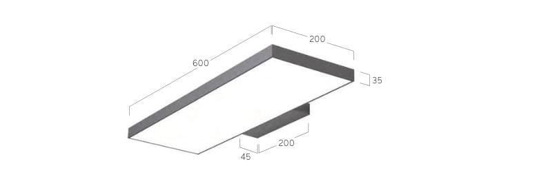 CUBIC EVOLUTION W4 Luminária de parede LED By Lightnet