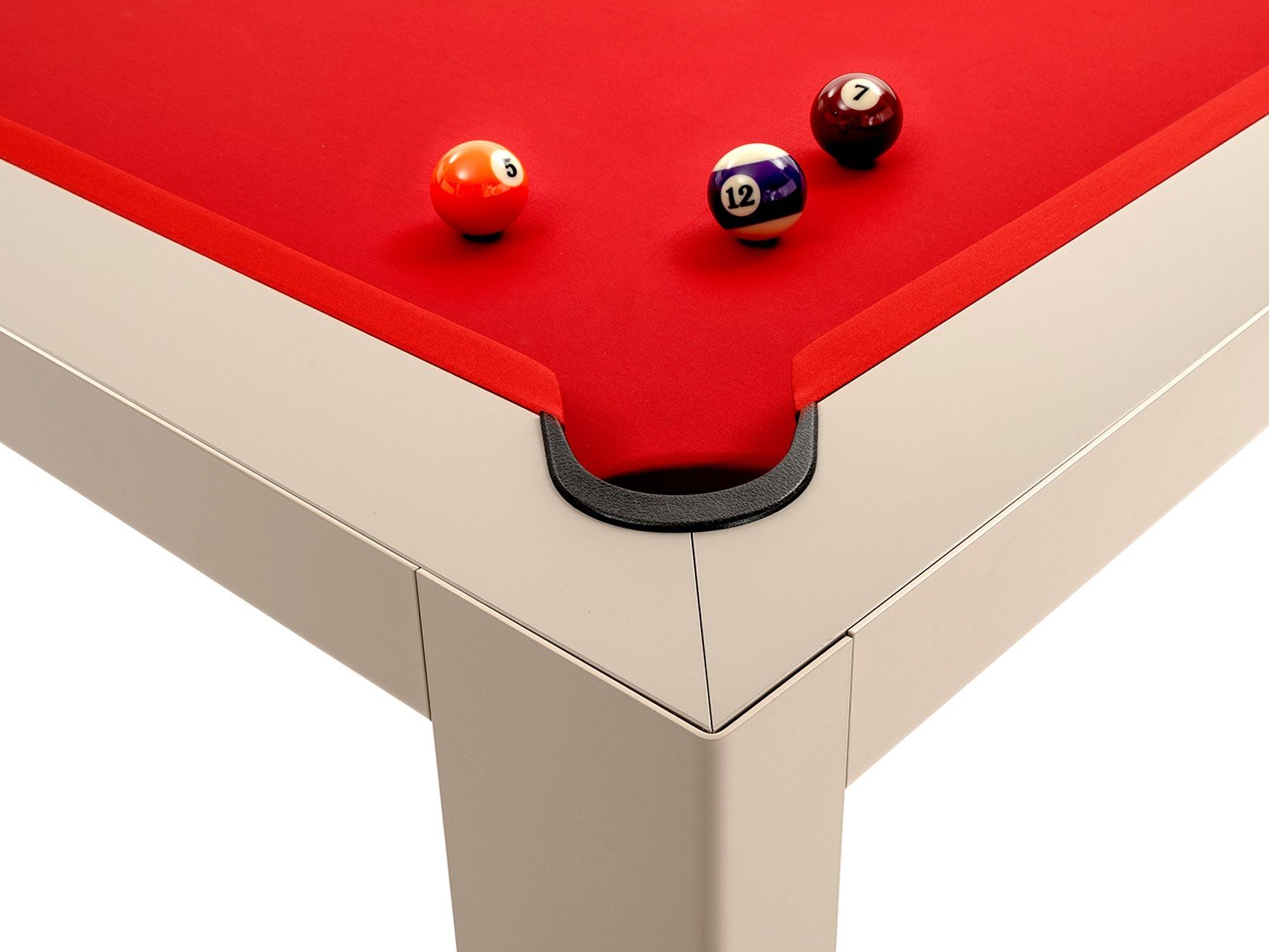CUBISTA Rectangular wooden and metal pool table By FAS Pendezza ...