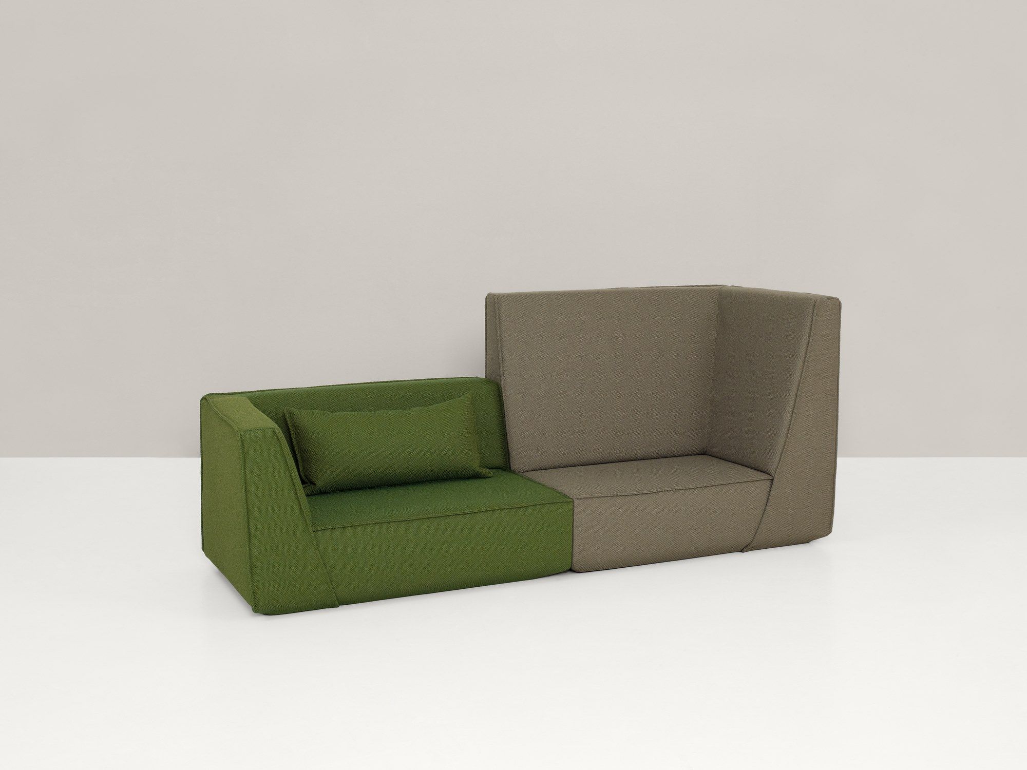 CUBIT Modular 2 seater fabric sofa By Cubit by Mymito