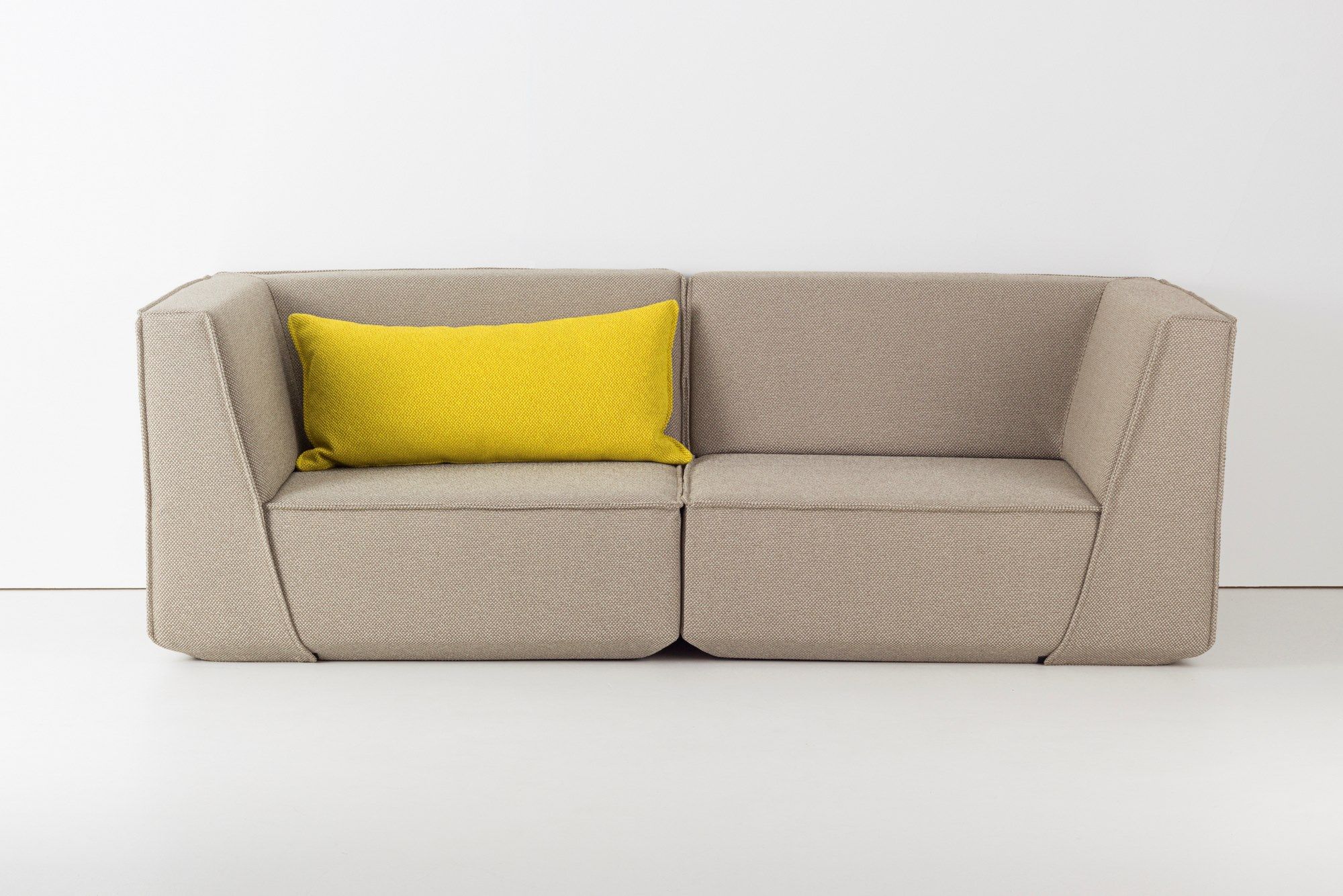 CUBIT Modular 2 seater fabric sofa By Cubit by Mymito