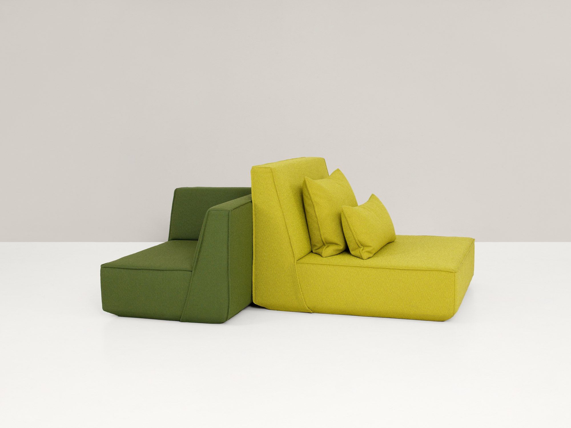 CUBIT Modular 2 seater fabric sofa By Cubit by Mymito