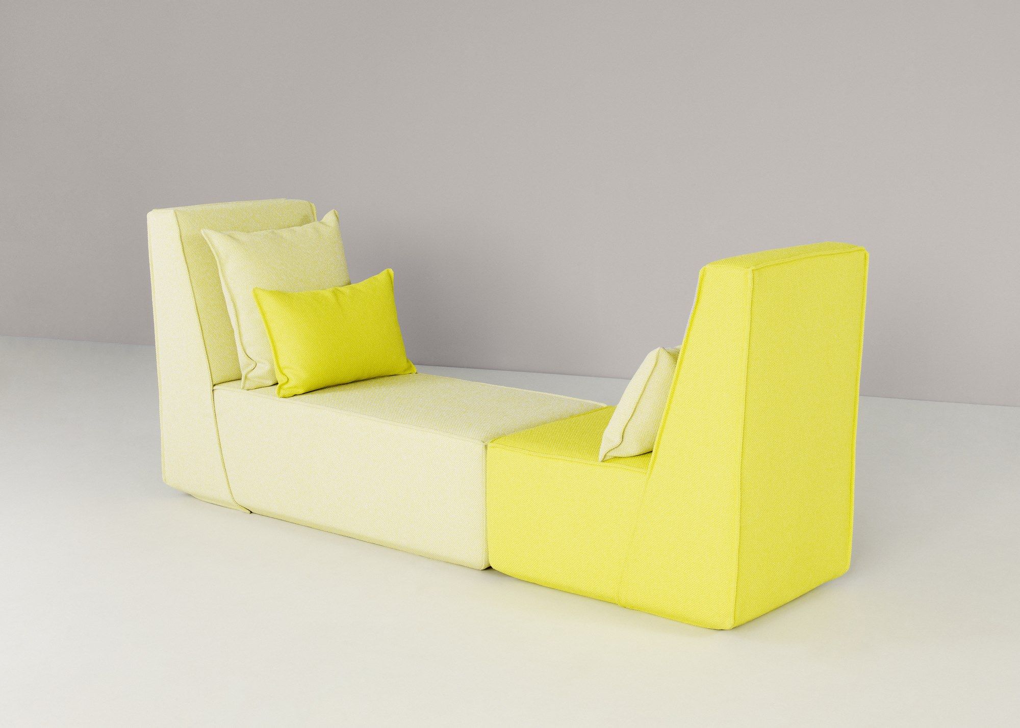 CUBIT Modular 2 seater fabric sofa By Cubit by Mymito