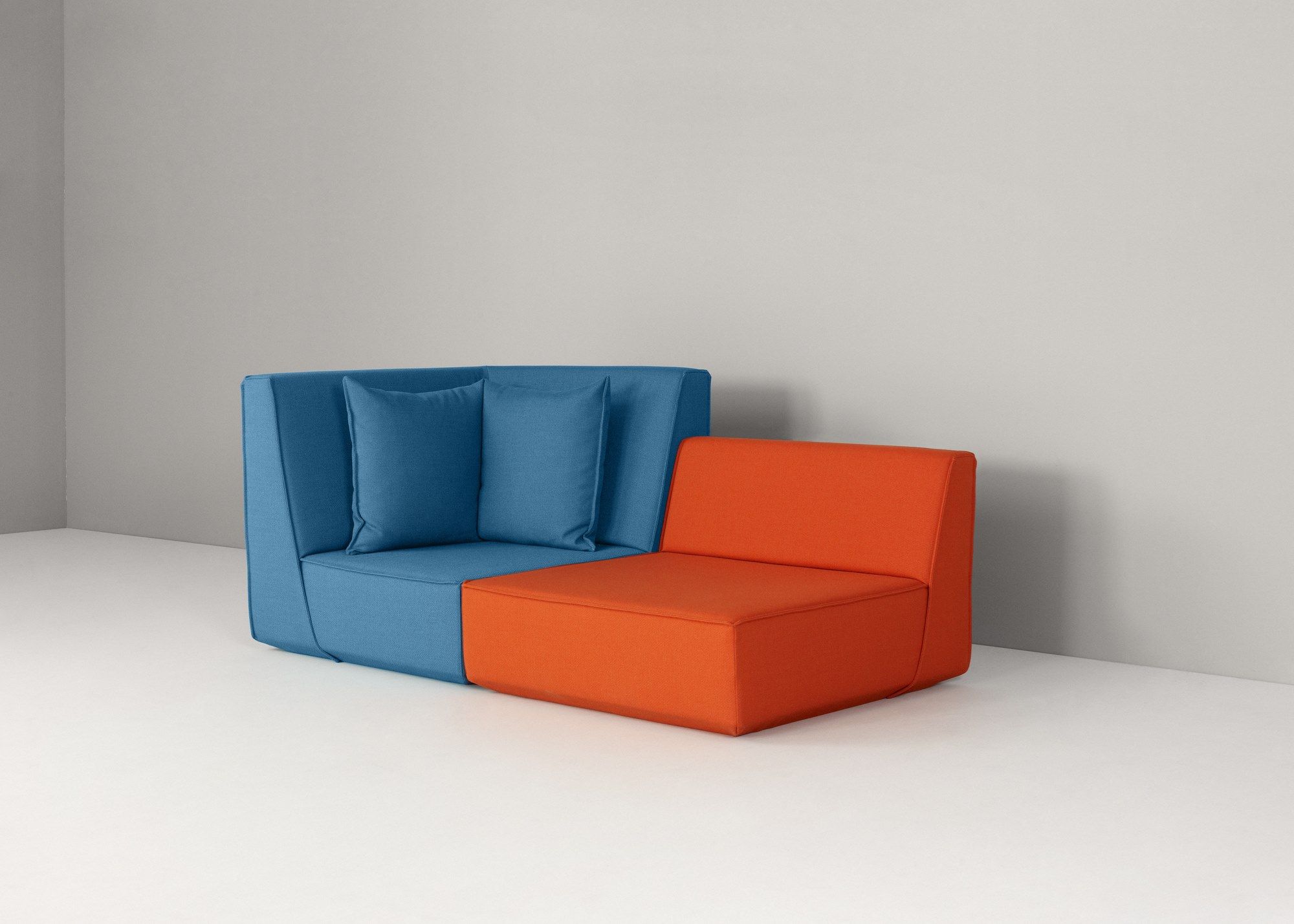 CUBIT Modular 2 seater fabric sofa By Cubit by Mymito