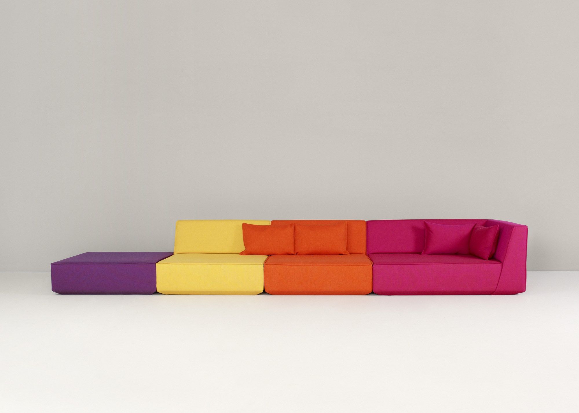 CUBIT Modular 3 seater fabric sofa By Cubit by Mymito