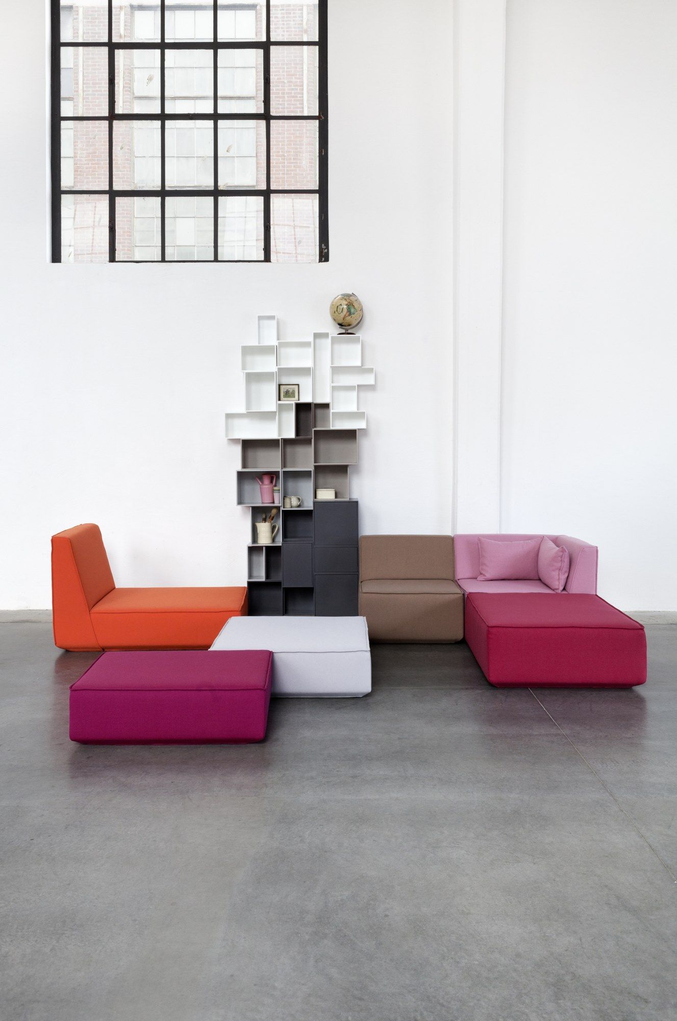 CUBIT Modular 3 seater fabric sofa By Cubit by Mymito