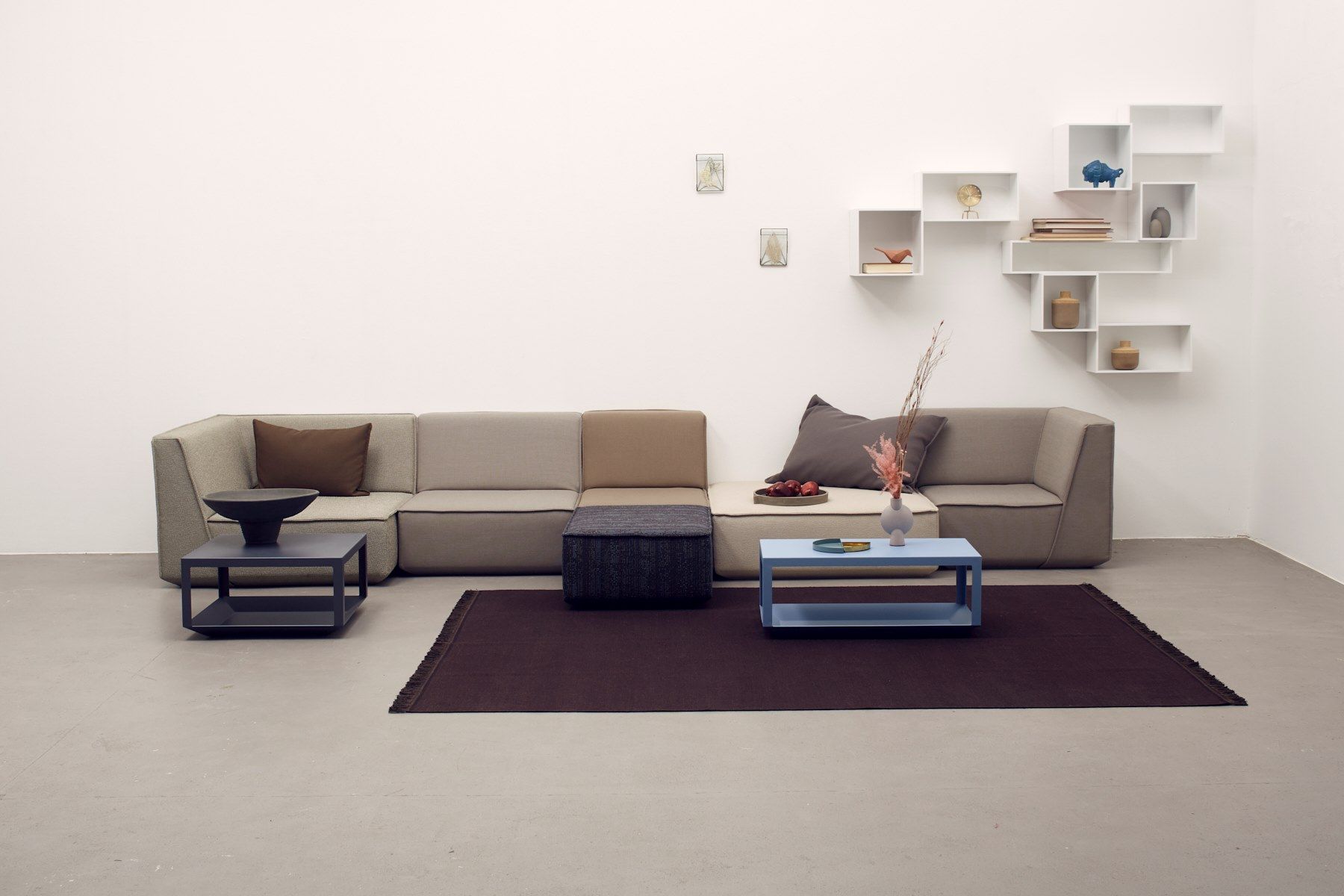 CUBIT Modular 5 seater fabric sofa By Cubit by Mymito