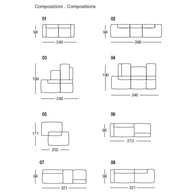 CUBOTTO Sofa By Dema