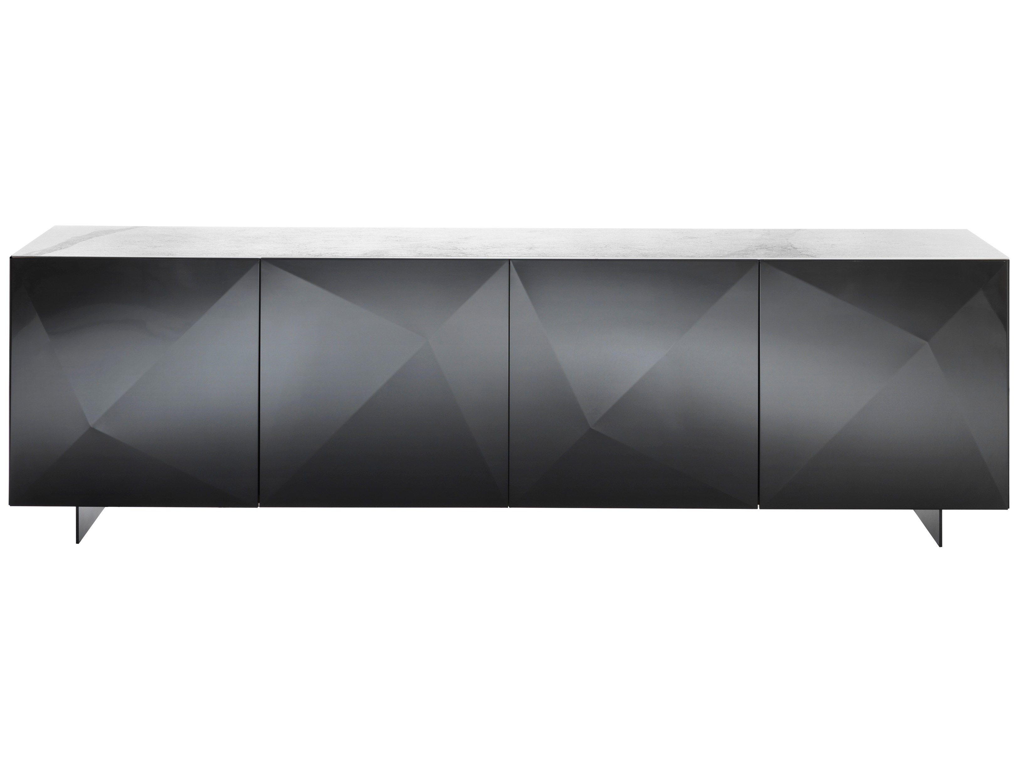 CUBRIC | Steel sideboard By RIFLESSI