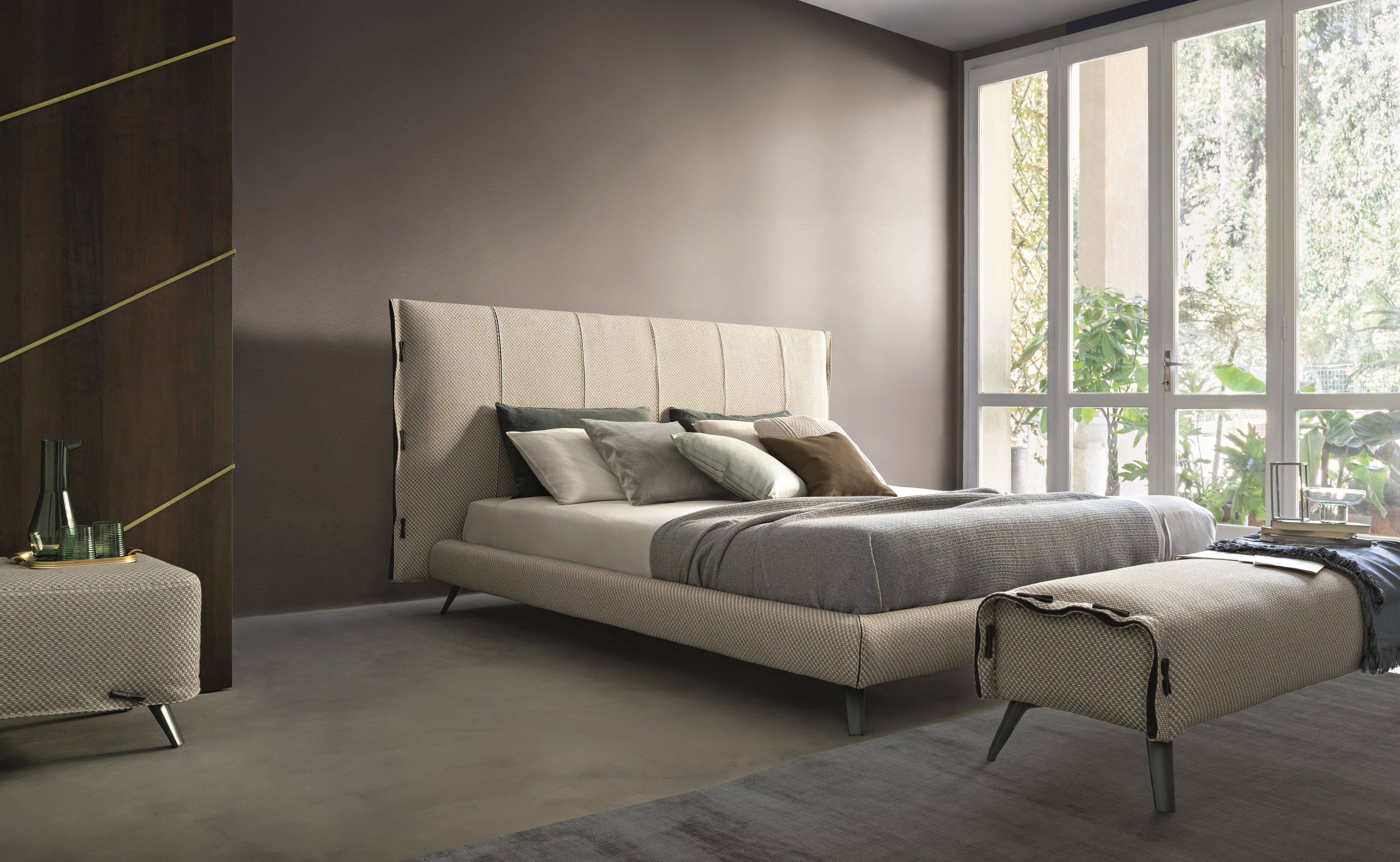 CUFF | Double bed By Bonaldo design Mauro Lipparini