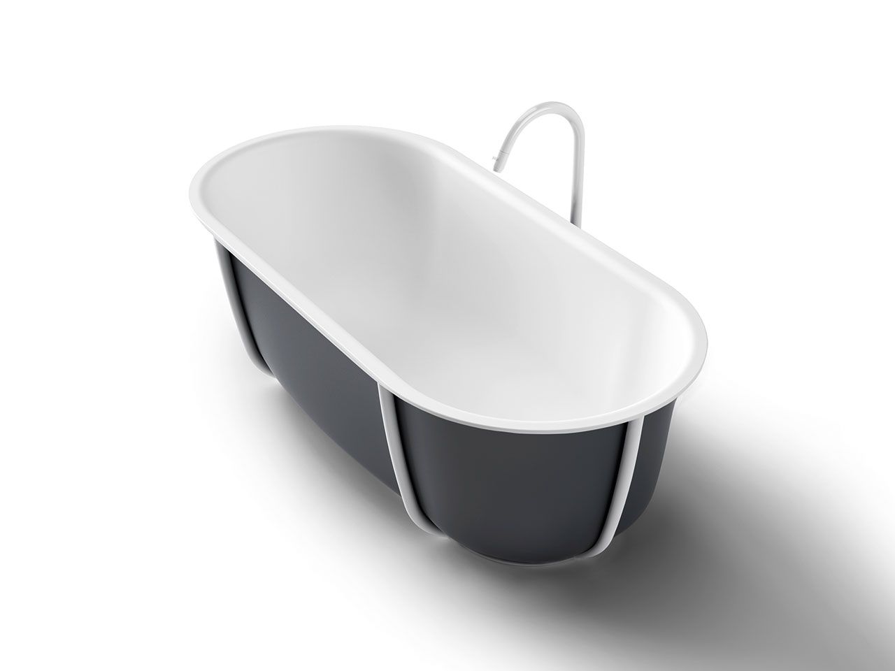 Freestanding oval Solid Surface bathtub CUNA By Agape design Patricia ...