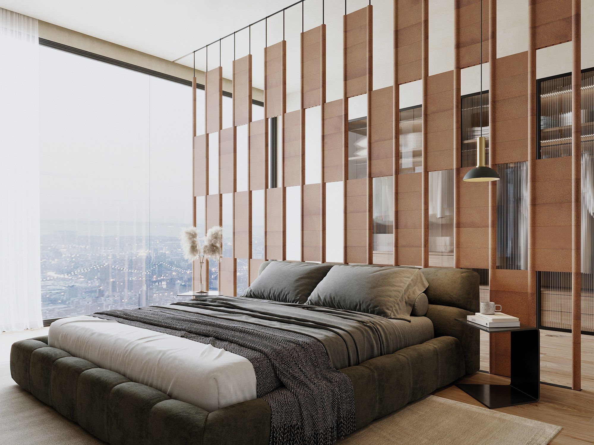 CURTAIN Partition wall By Exagres | design SUMMUMSTUDIO