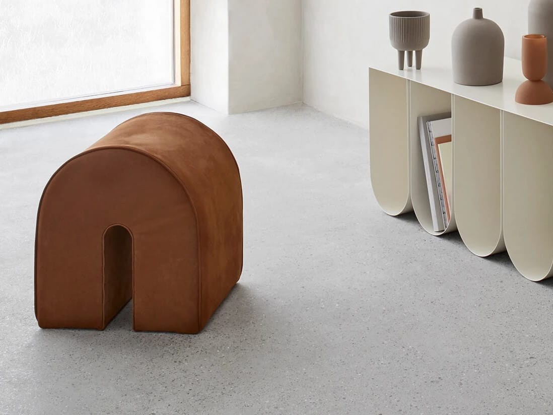 CURVED POUF pouf By Kristina Dam Studio