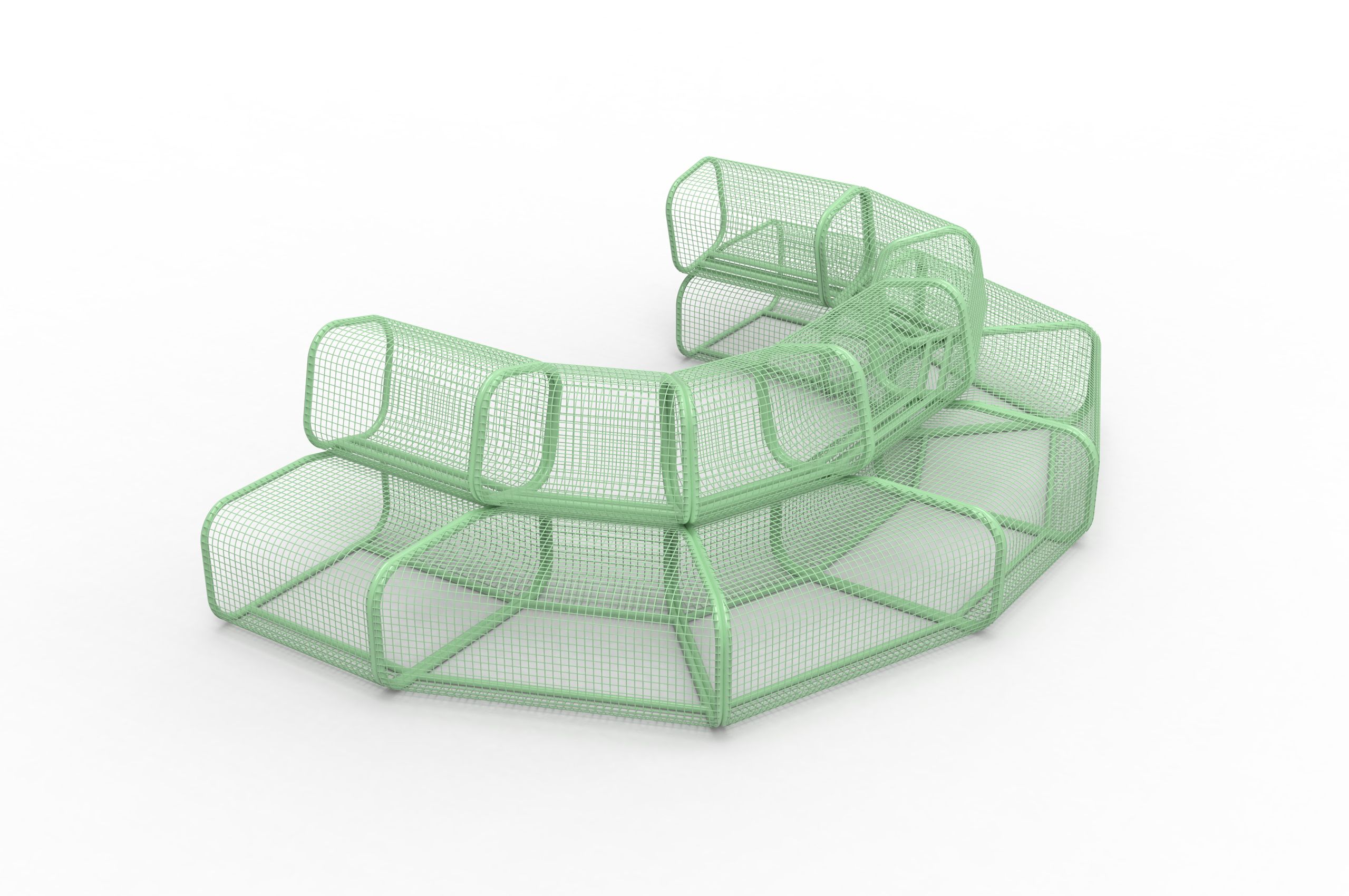 Poltrona componibile modulare in alluminio CUSHY By Nola Industrier ...