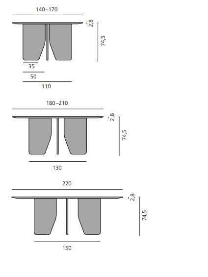 CUT | Round table Cut Collection By more design Peter Fehrentz