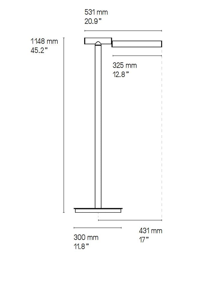 SIGNAL PIVOT Floor lamp By CVL Luminaires