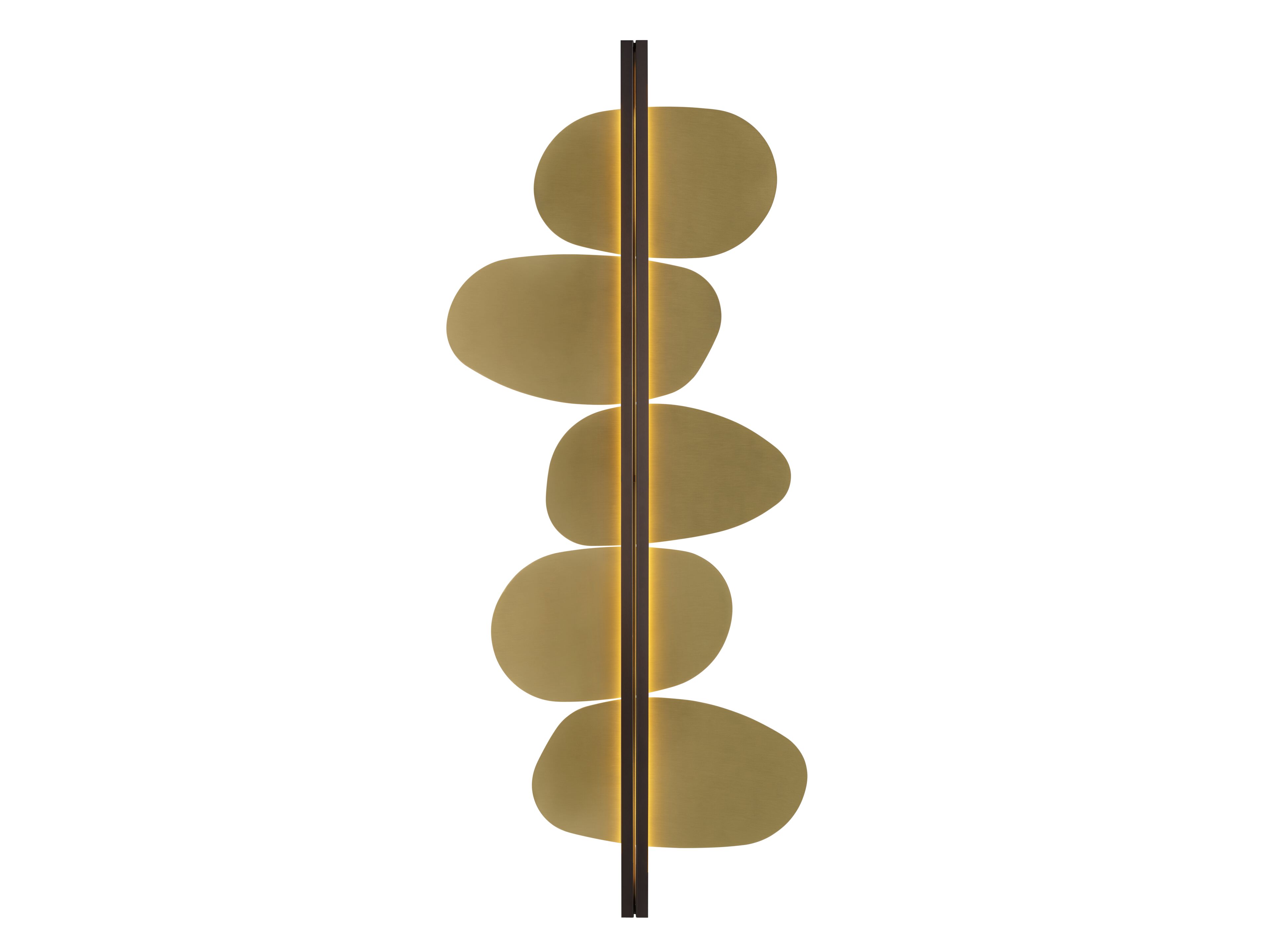 STRATE STONE LED brass wall lamp By CVL Luminaires