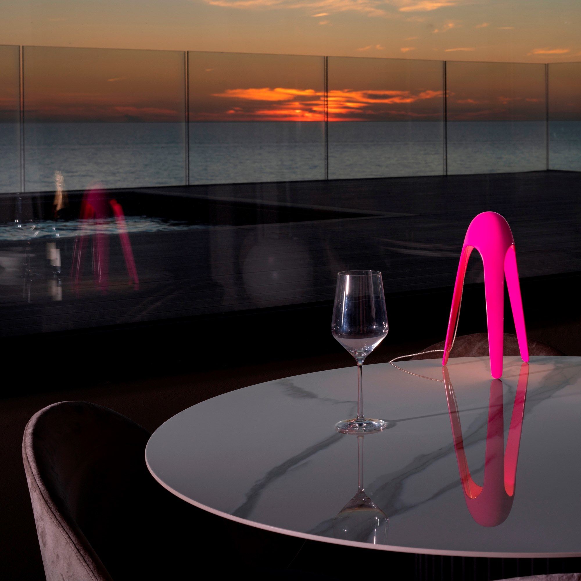 CYBORG Table lamp By Martinelli Luce | design Karim Rashid