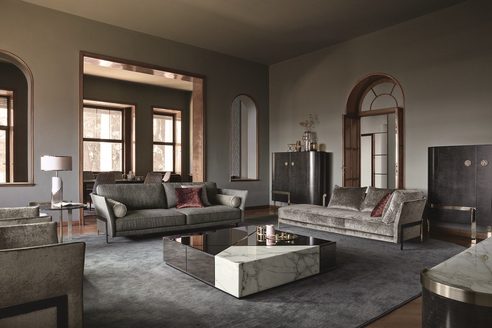 CYRANO Square marble coffee table By OPERA CONTEMPORARY | design ...